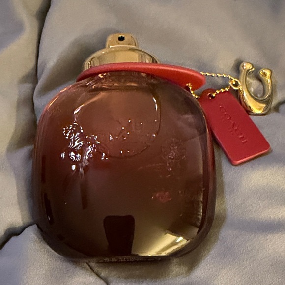Coach | Other | Coach Wide Rose Perfume With Gold Accents | Poshmark